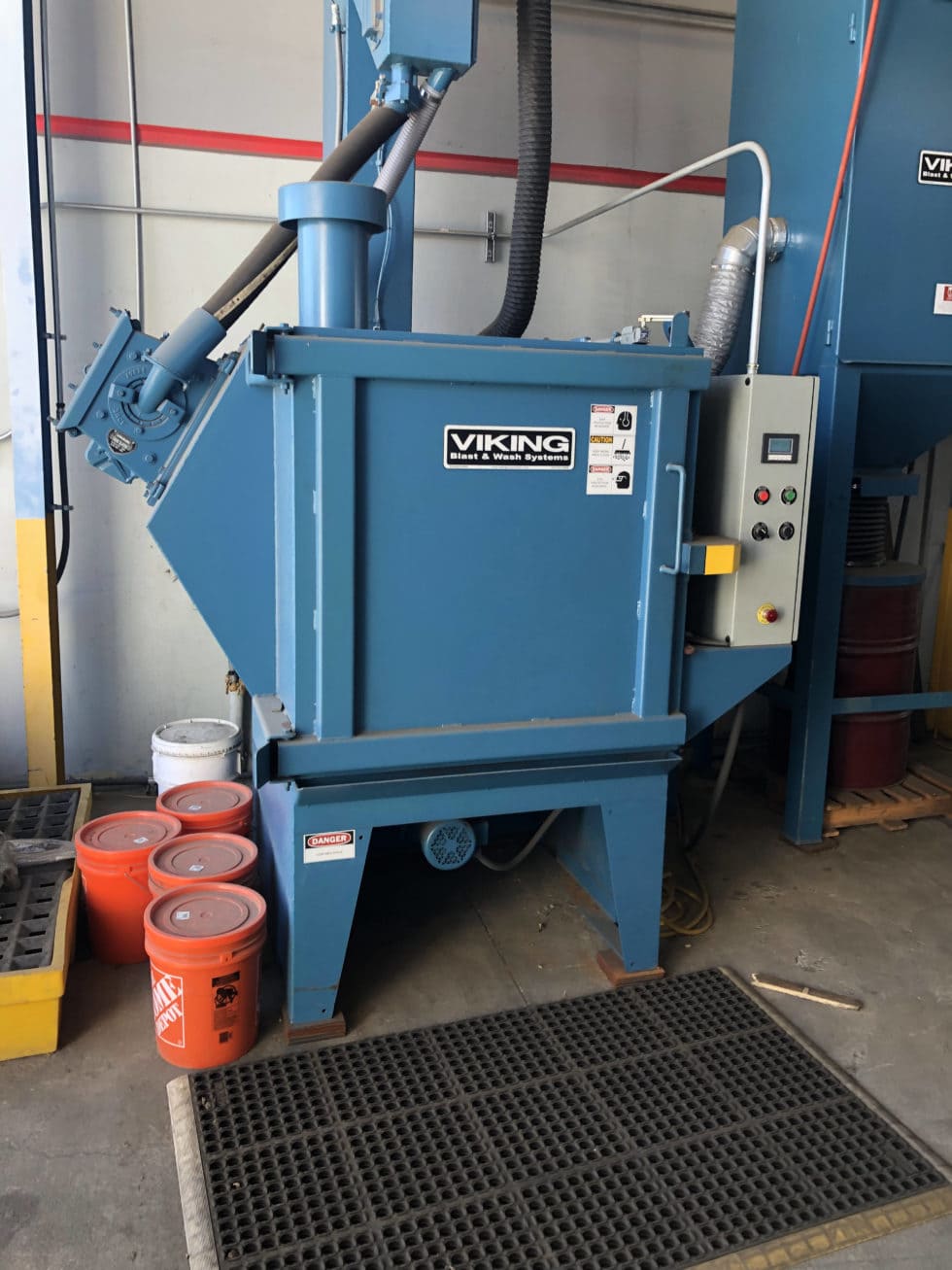 Viking 36T Airless Table Shot Blast, 2020 - Abrasive Trap & Hopper ...