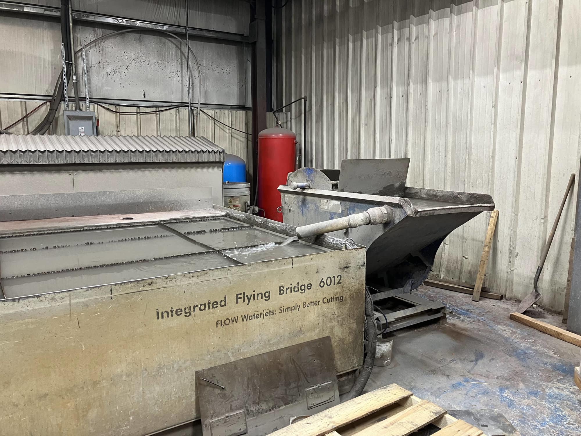 6' x12' Flow Integrated Flying Bridge Model 7136331 Waterjet Machine ...