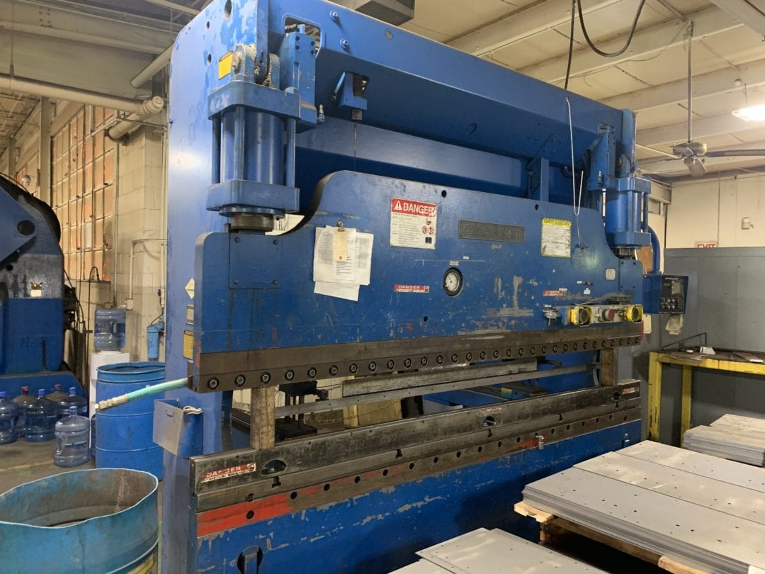 90 Ton x 8' 90AS Autoshape Cincinnati Hydraulic Press Brake- Manual ...