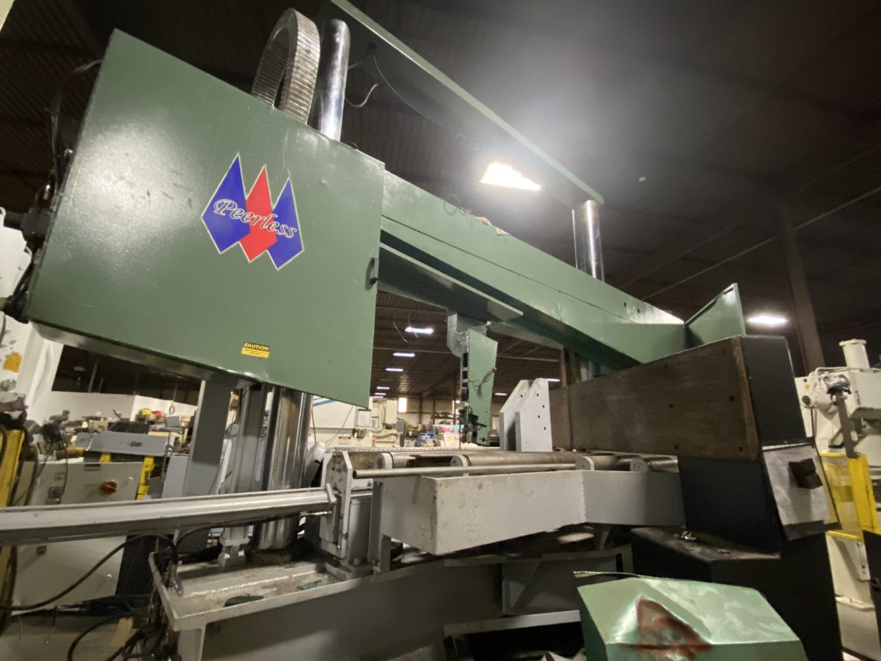 60" x 30" Peerless SHB-6030LS Semi Automatic Horizontal Bandsaw ...