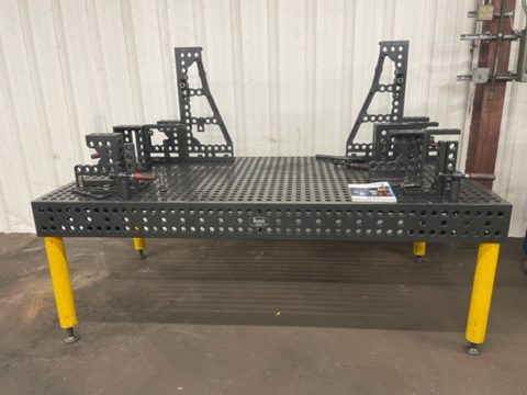2020 Bluco Modular Fixture Table D28 Modular Fix System, HD 4x8 Table w ...