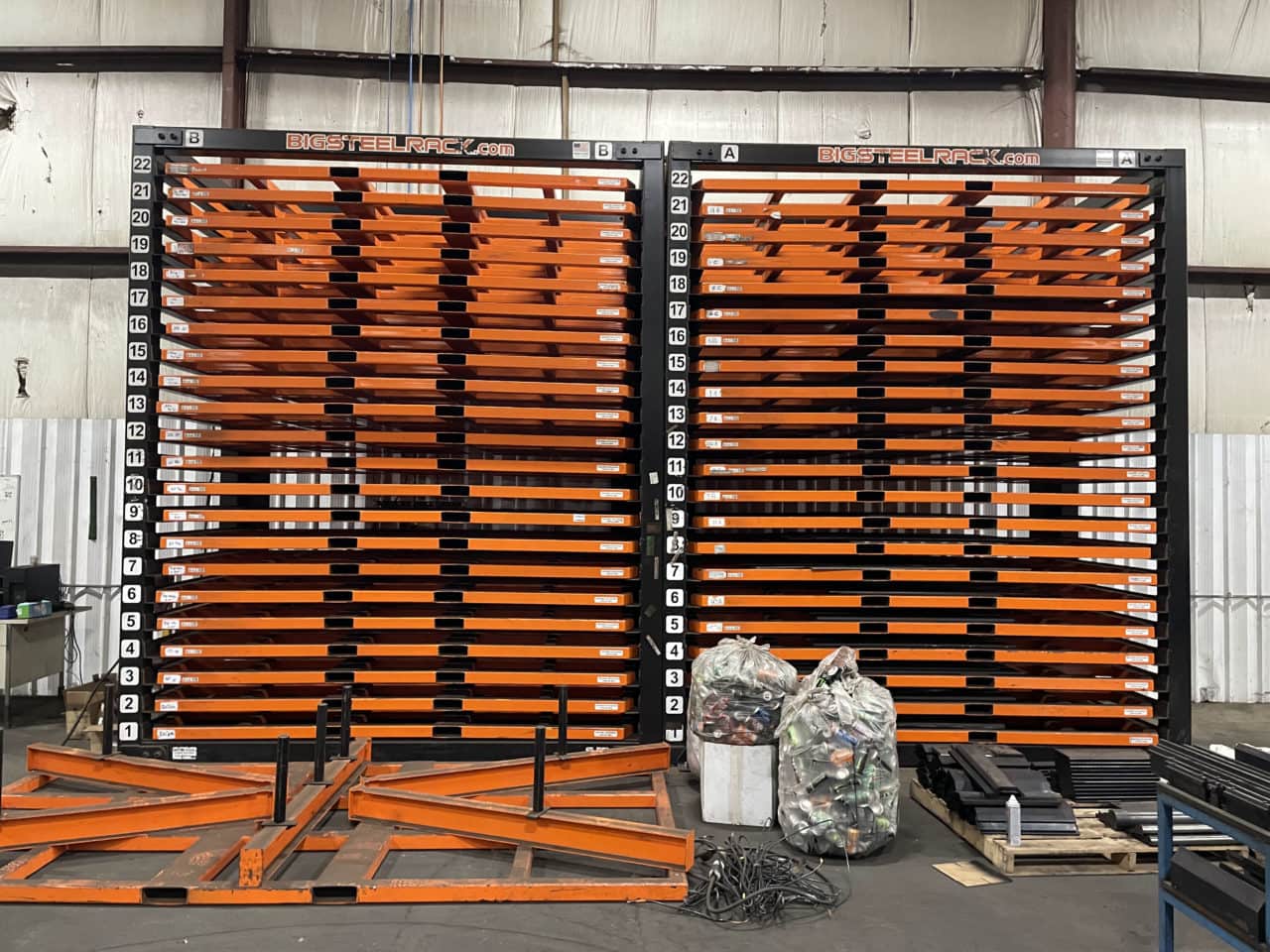 Big Steel Racking 22 Pallet System, 2018 - 10'6" x 5'6" Pallets ...