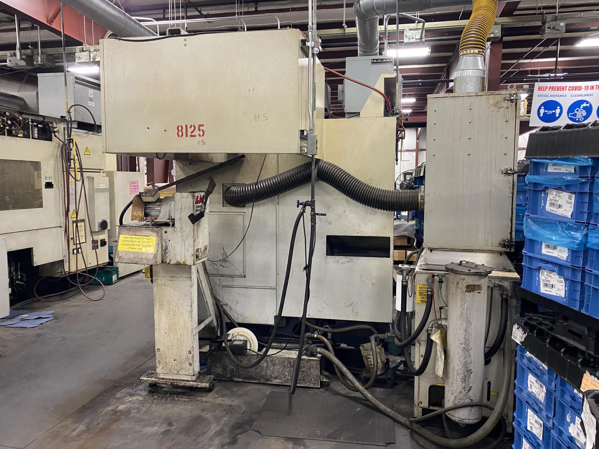 Mori Seiki NL2500MC/700 CNC Lathe, 2010- live tooling, mist blaster ...