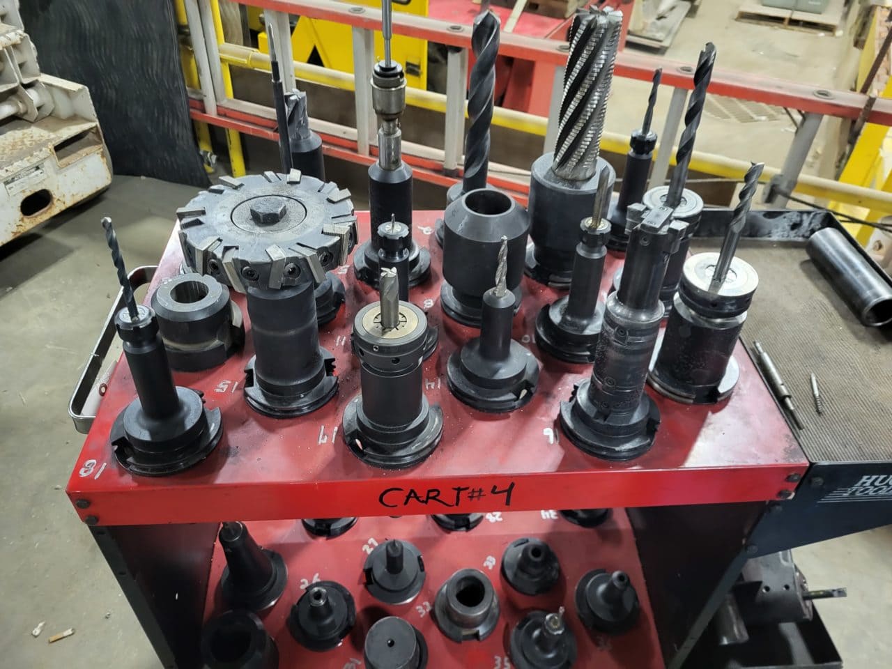 CAT 50 Tool Holders with 3 Tool Carts - Revelation Machinery