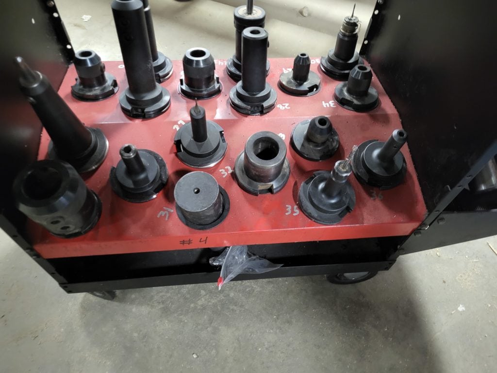 CAT 50 Tool Holders with 3 Tool Carts - Revelation Machinery