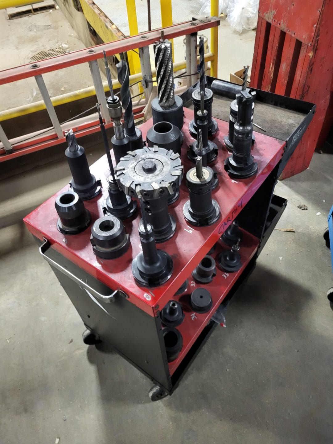 CAT 50 Tool Holders with 3 Tool Carts - Revelation Machinery