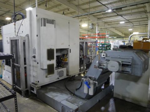 EMAG VL3DUO VTL, 2017- Fanuc Control, Dual Spindle, Manual Guide ...