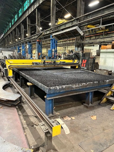 10' x 40' Cutting Systems Inc. CNC Plasma Table Burny Phantom HPR 260 ...
