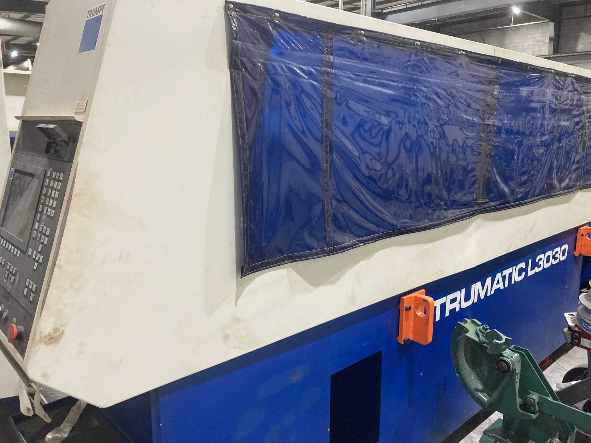 4000 Watt Trumpf Trumatic L 3030 CO2 Laser, 2002 - 5' x 10' Table ...