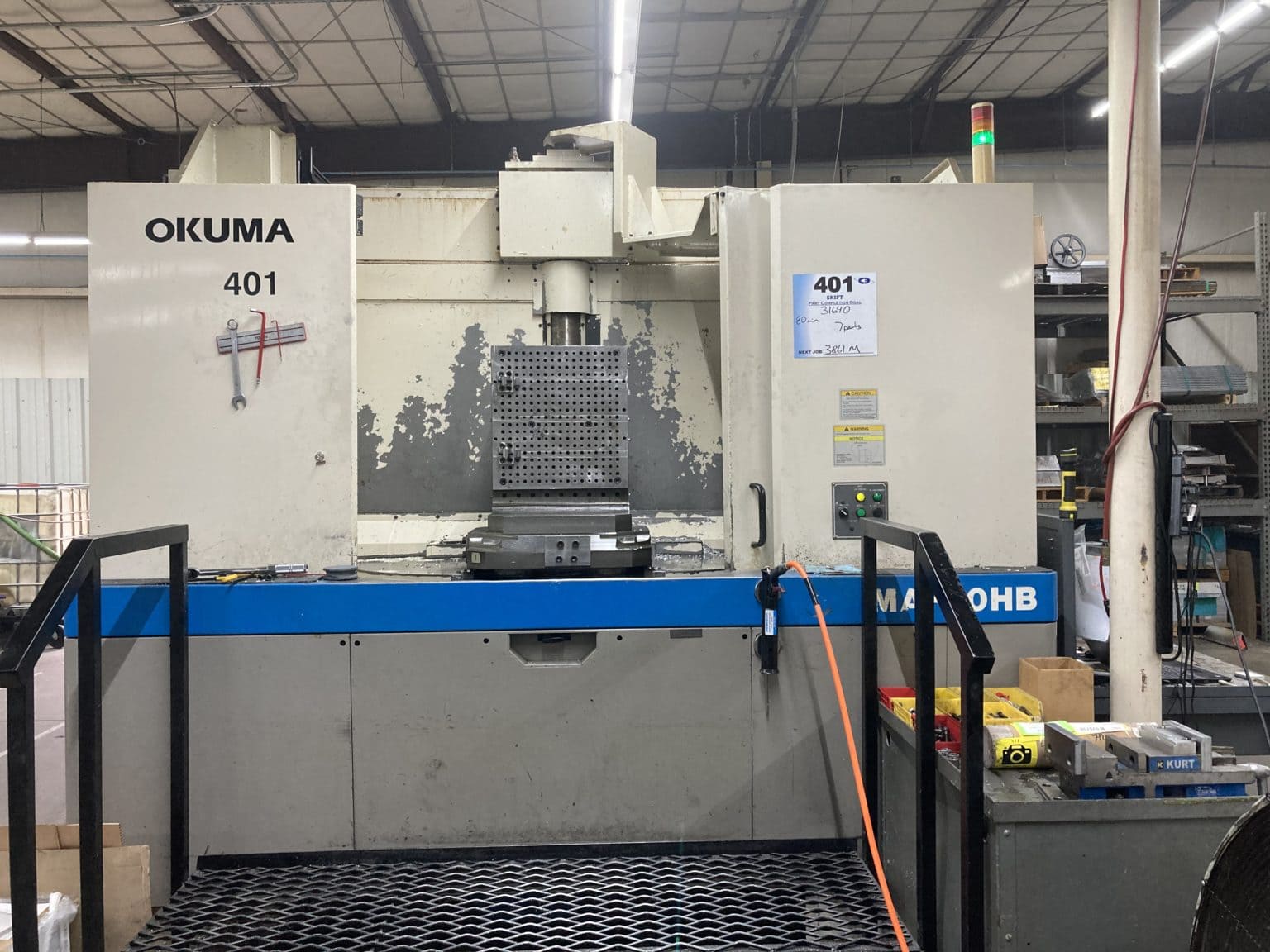 Okuma MA-60HB 630MM CNC HMC, 2001 - TSC, 4th Axis - Revelation Machinery