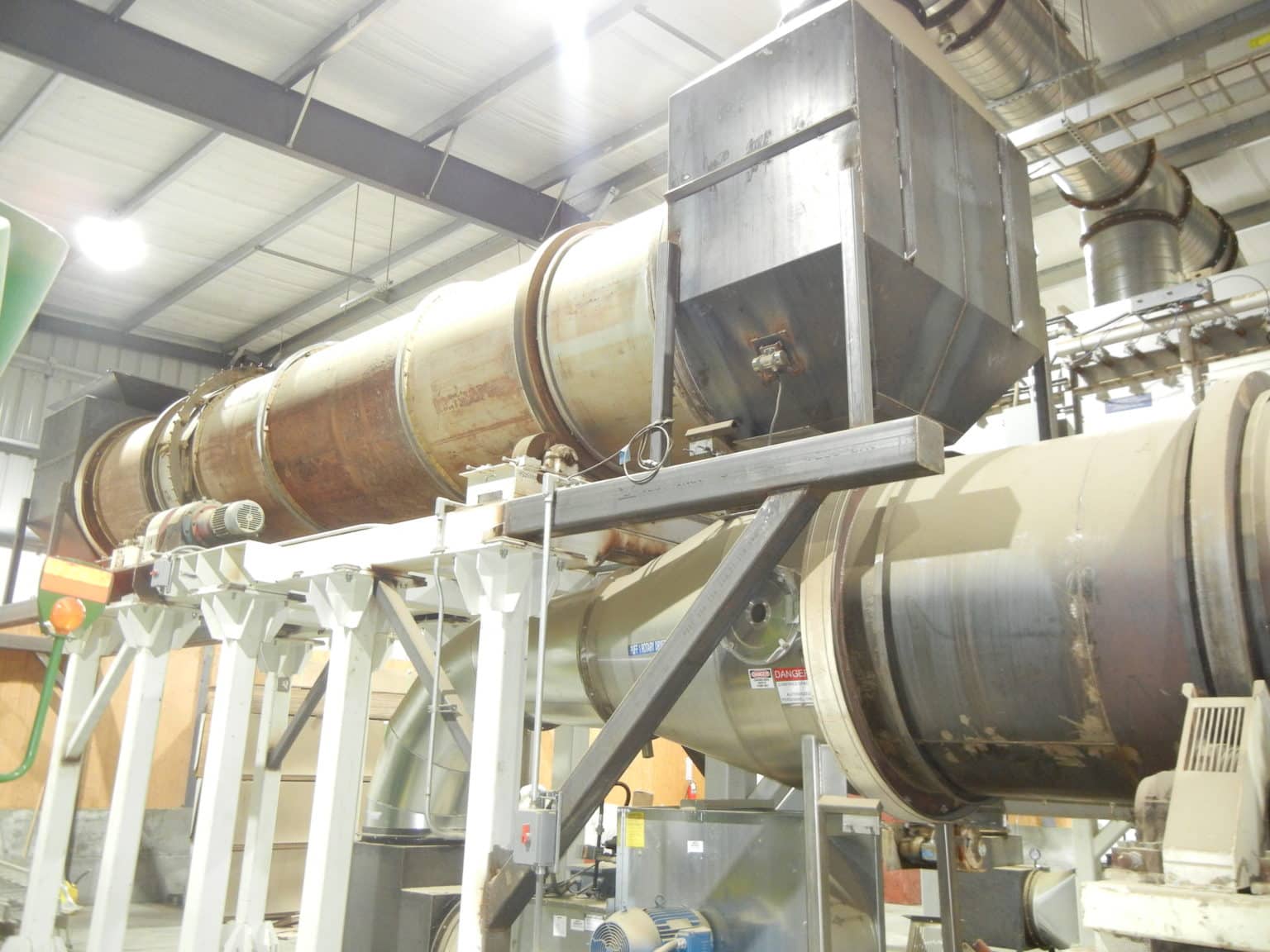 FMC Link-Belt Roto-Shell Drum Dryer System – With Steam Coil Chest ...
