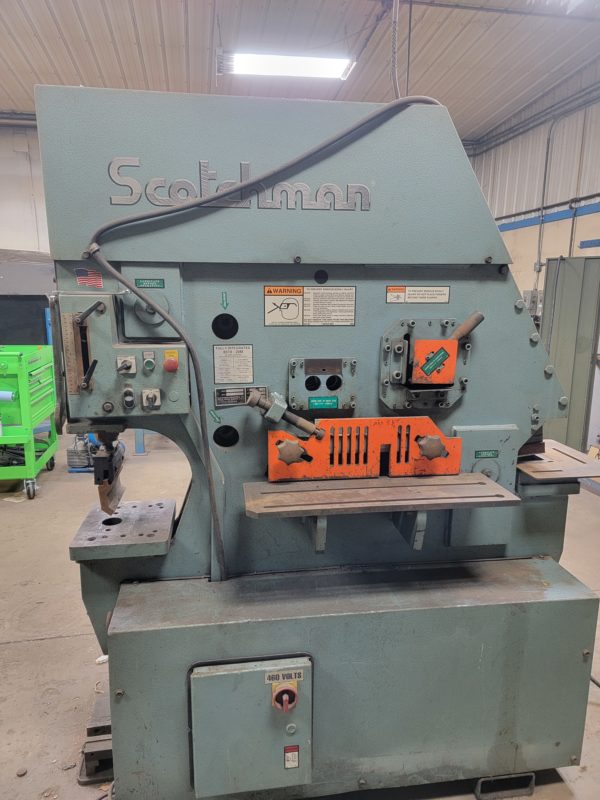 80 ton Scotchman FI8510-20 Ironworker 2005 - Lightly Used, Tooling ...