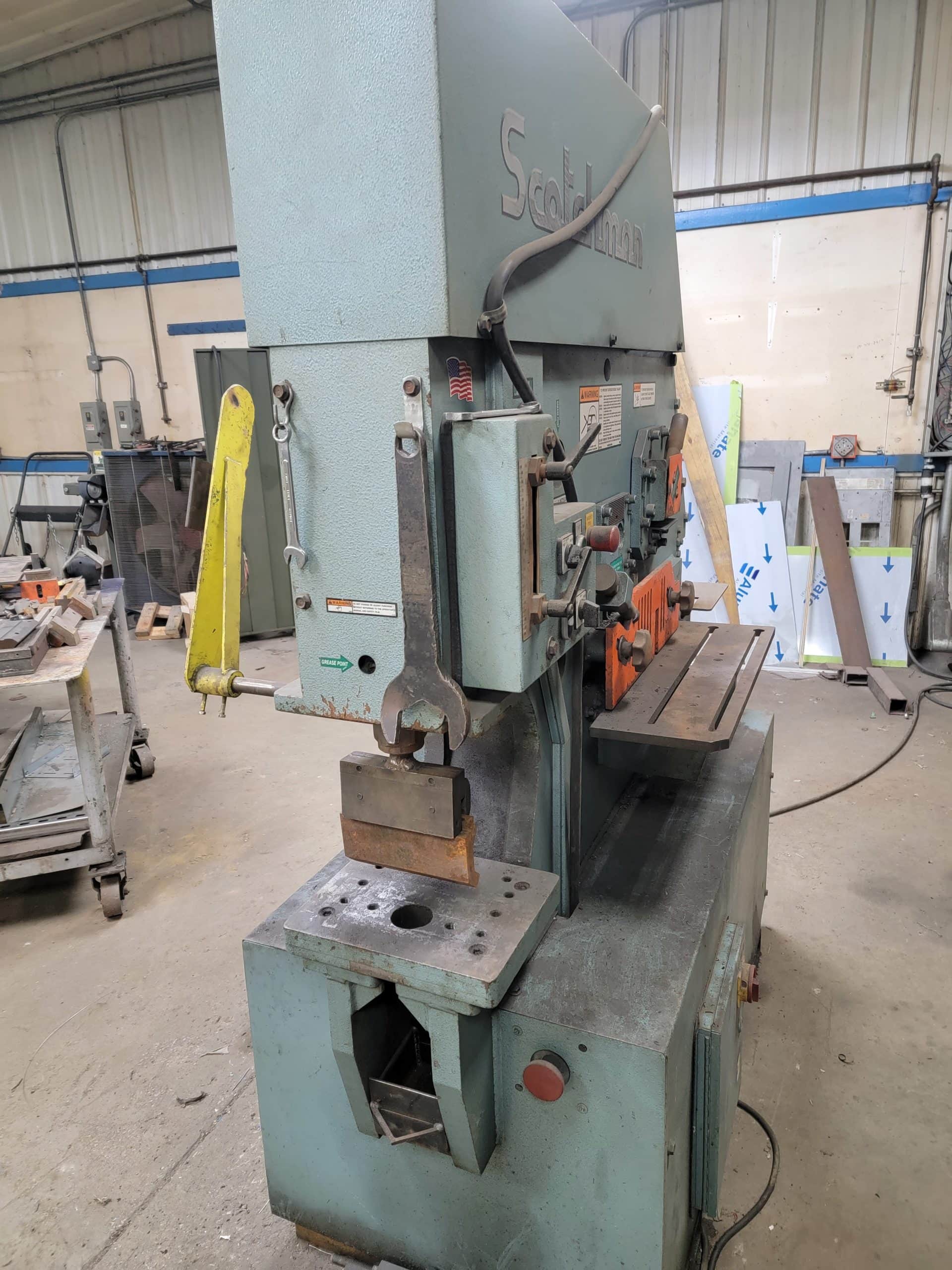 80 ton Scotchman FI8510-20 Ironworker 2005 - Lightly Used, Tooling ...