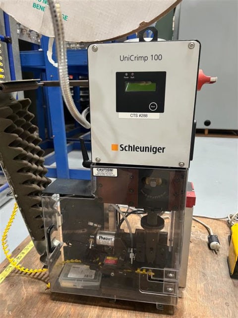 Schleuniger UniCrimp100 Crimping Machine, 2016 - Includes Unused Set of ...