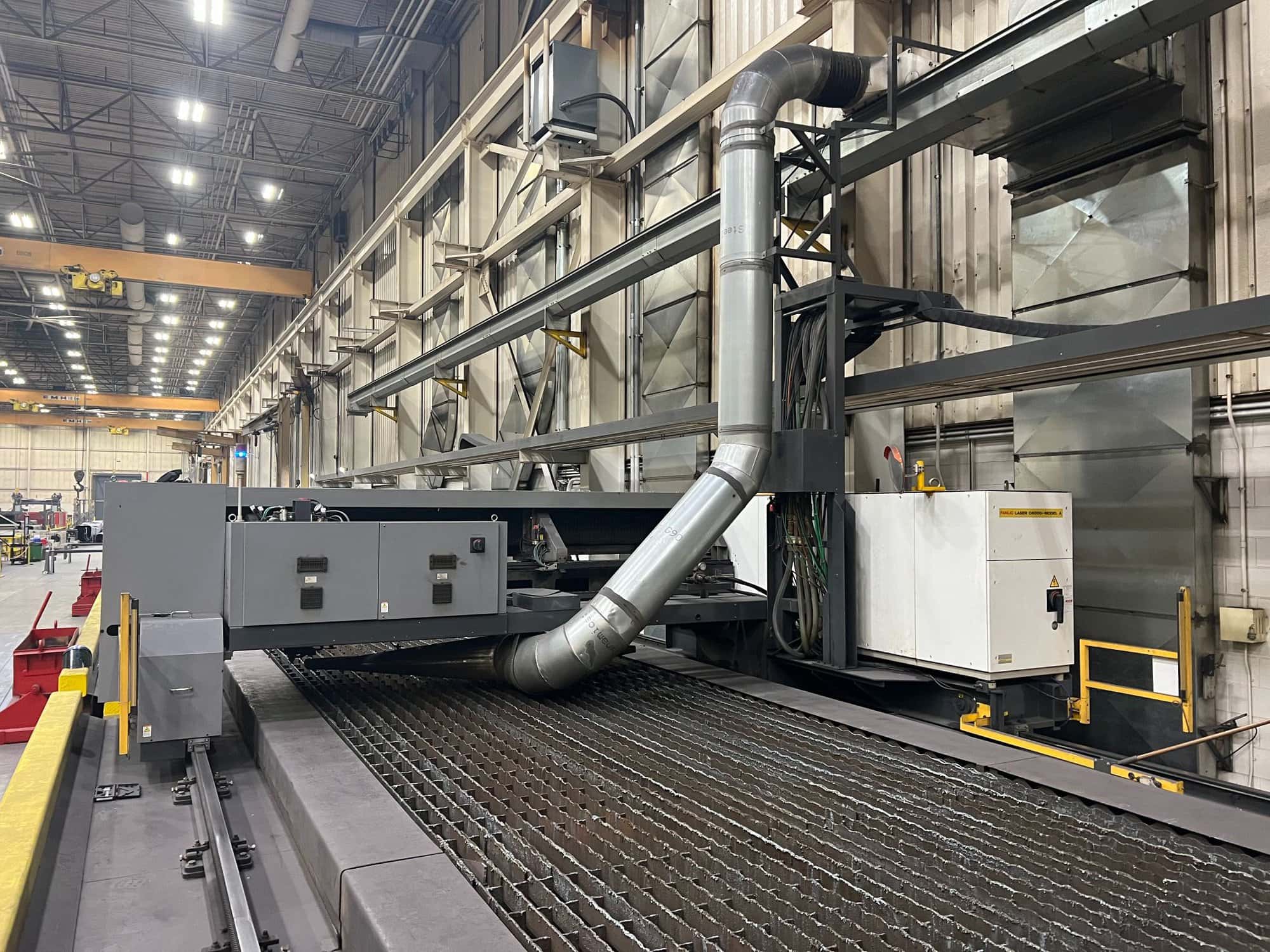 6000 Watt Tanaka LMX VII-TF6000 CO2 Laser, 2008 - 13' x 84 ...