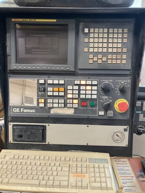 5' x 12' Komo Mach1S VR512 CNC Router, 2002 - Fanuc Control, Vacuum ...