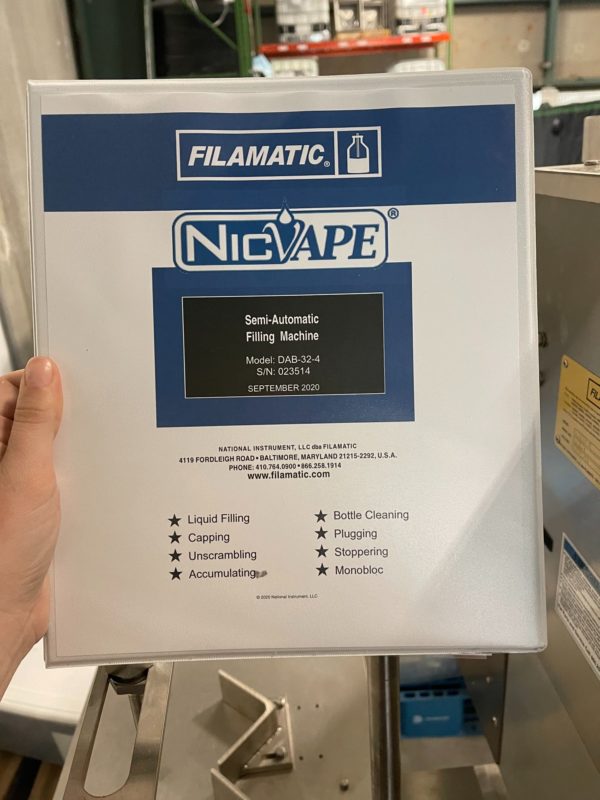 Filamatic DAB-32-4 Filler - Revelation Machinery