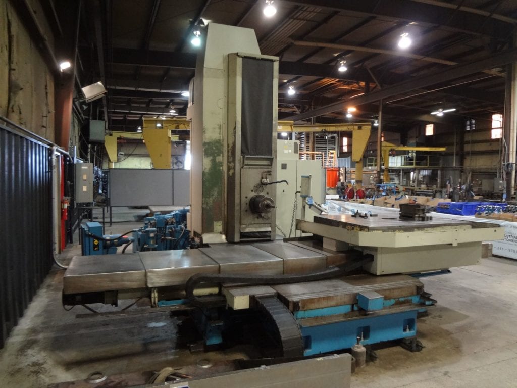 5" OLYMPIA H100X60 Table Type CNC Horizontal Boring Mill, 1998 - Fanuc ...