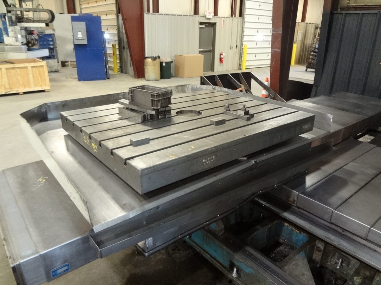 5" OLYMPIA H100X60 Table Type CNC Horizontal Boring Mill, 1998 - Fanuc ...