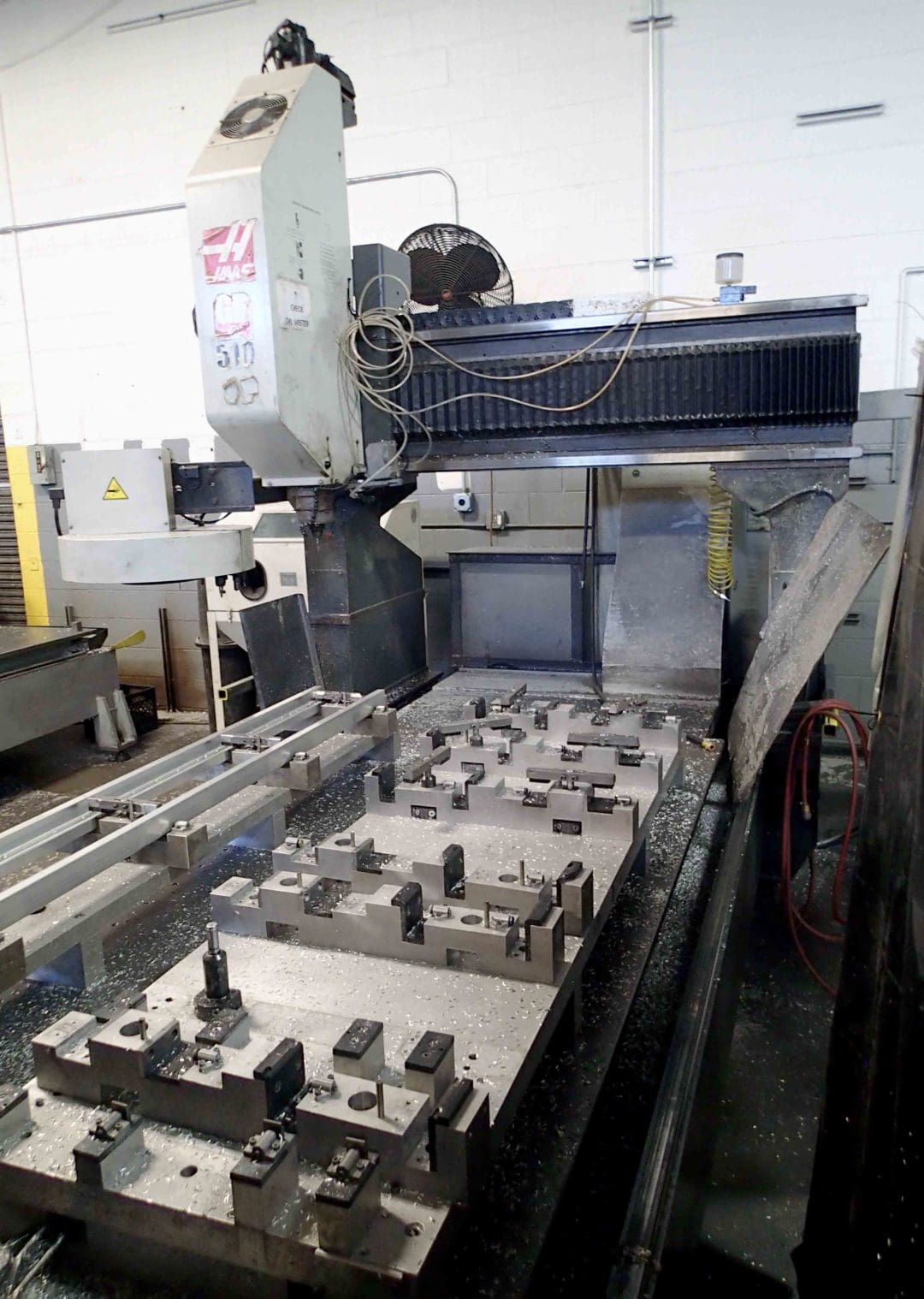 Haas GR-510 CNC Gantry Router, 2011- 12" Risers, Rigid Tap, 20 ATC ...