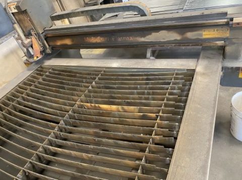 5' X 20' Multicam 1000 Hypertherm Powermax 1000 CNC Plasma- Perfect ...