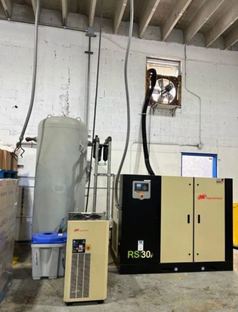 40 HP Ingersoll Rand RS30i-A145 Rotary Screw Air Compressor ...