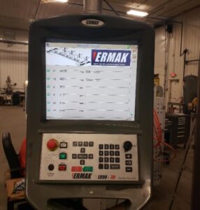 193 Ton x 12' Ermak CNC AP 12'-193 Press Brake, 2010 - 4 Axis Backgauge ...