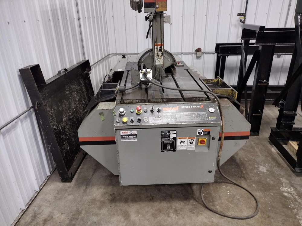 18" X 22" Marvel Series 8 Mark III Vertical Mitering Band Saw, 2006 ...