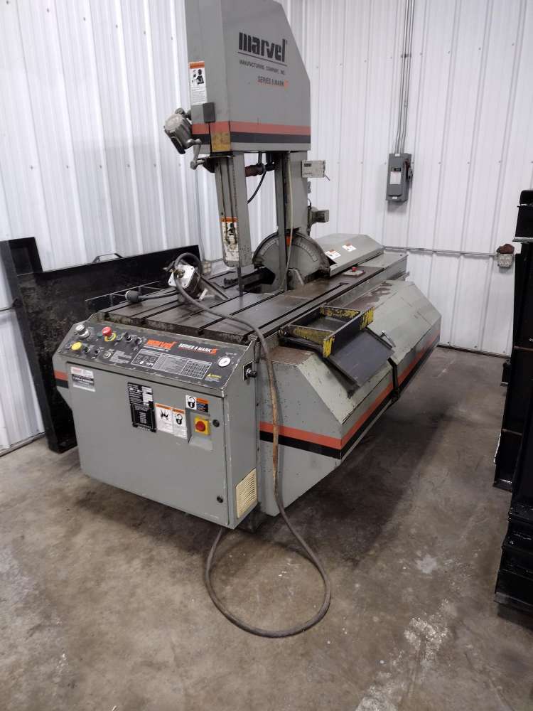 18 X 22 Marvel Series 8 Mark Iii Vertical Mitering Band Saw 2006