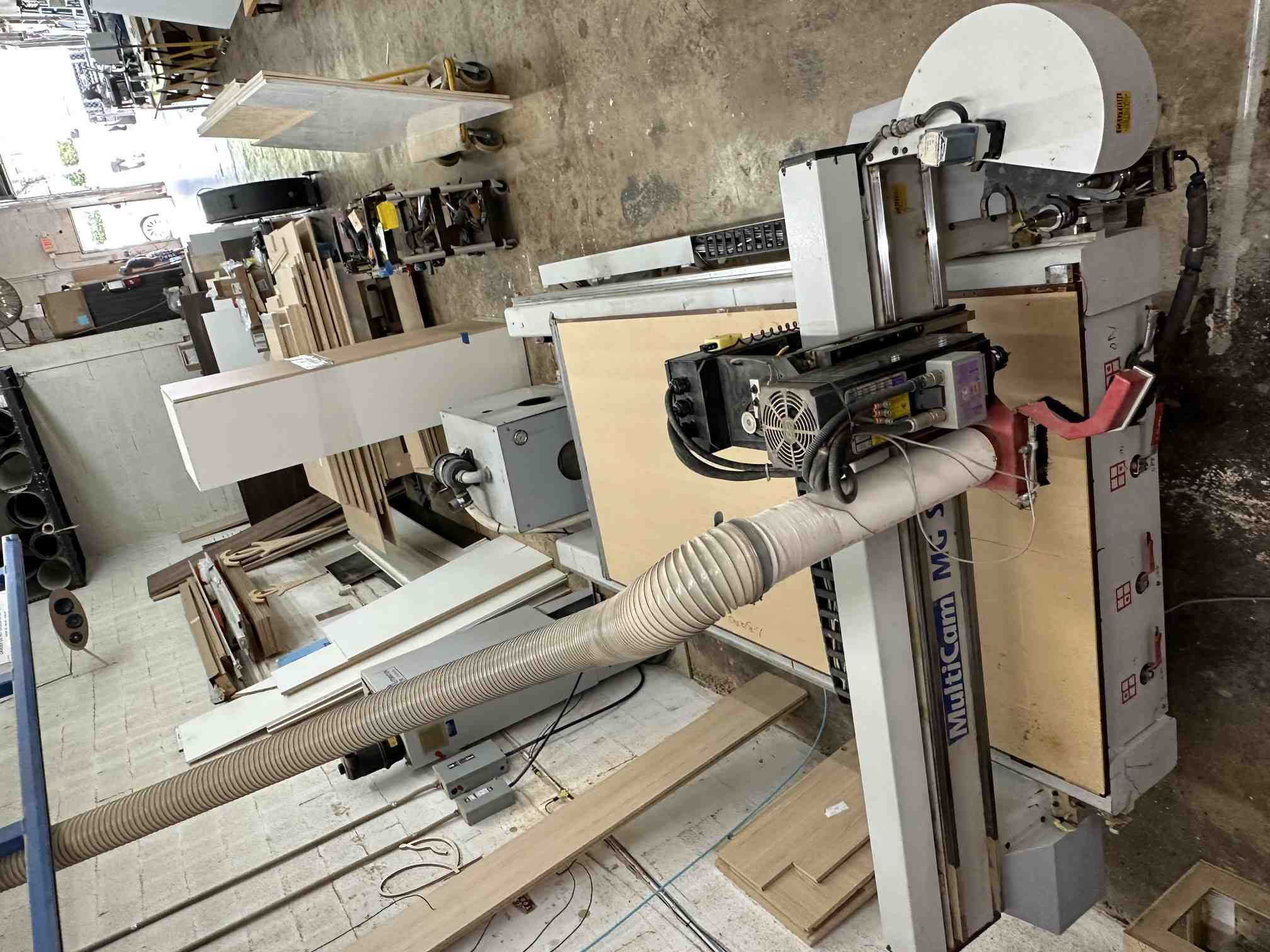 4' x 8' Multicam MG 103 Series CNC Router, 2000 - Tool Changer, Vacuum ...