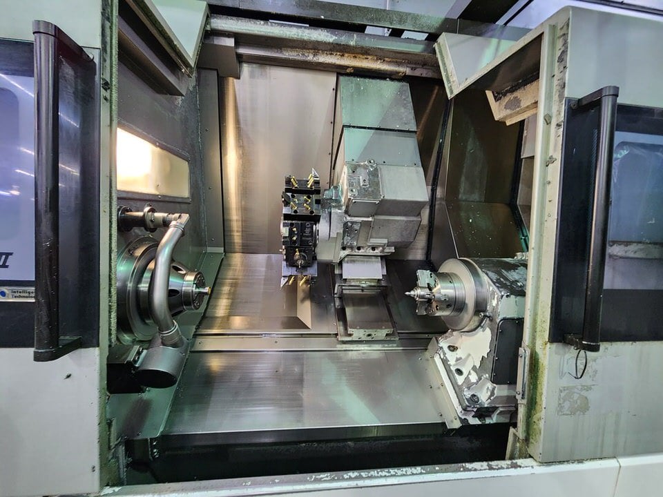 Okuma LB3000EXII 5 Axis CNC Lathe, 2013 - Dual Spindles, Live Tooling ...