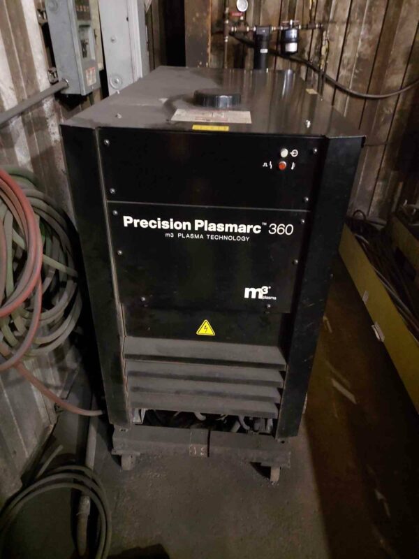 10' x 20' ESAB Combirex DX 4000, 2016 - m3 Precision Plasmarc 360, 360 ...