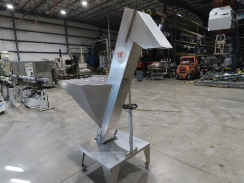 Marin G&C Bottle Cap Elevator Stainless Hopper 8" Incline Conveyor 2-15 ...