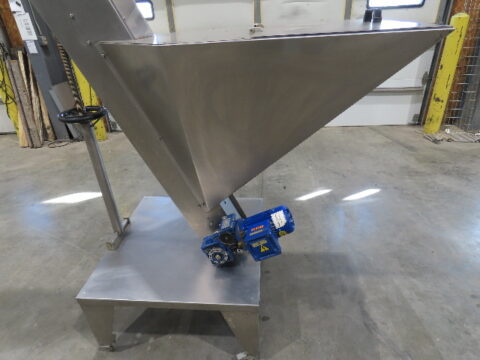 Marin G&C Bottle Cap Elevator Stainless Hopper 8" Incline Conveyor 2-15 ...