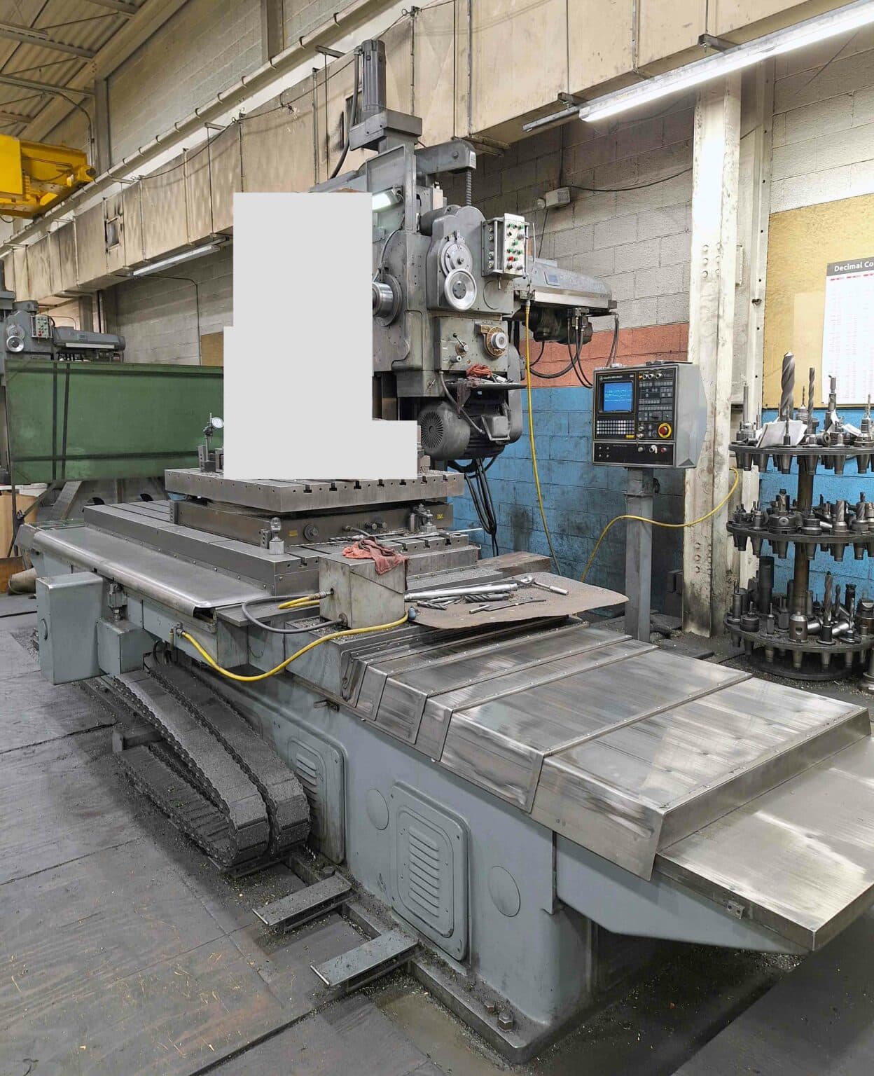 DeVlieg 4H-96 Spiramatic Jigmil CNC Horizontal Boring Mill- 12" Raised ...