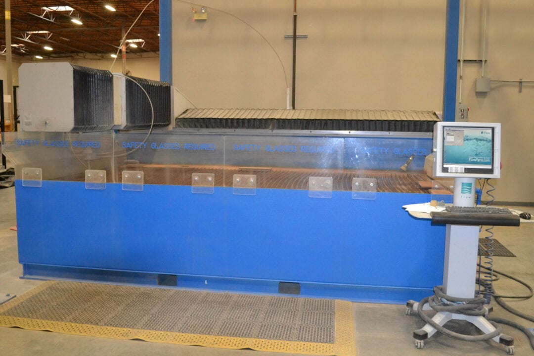 6'x12' Flow IFB 6012 Waterjet, 2005 - Flying Bridge 60K Intensifier ...