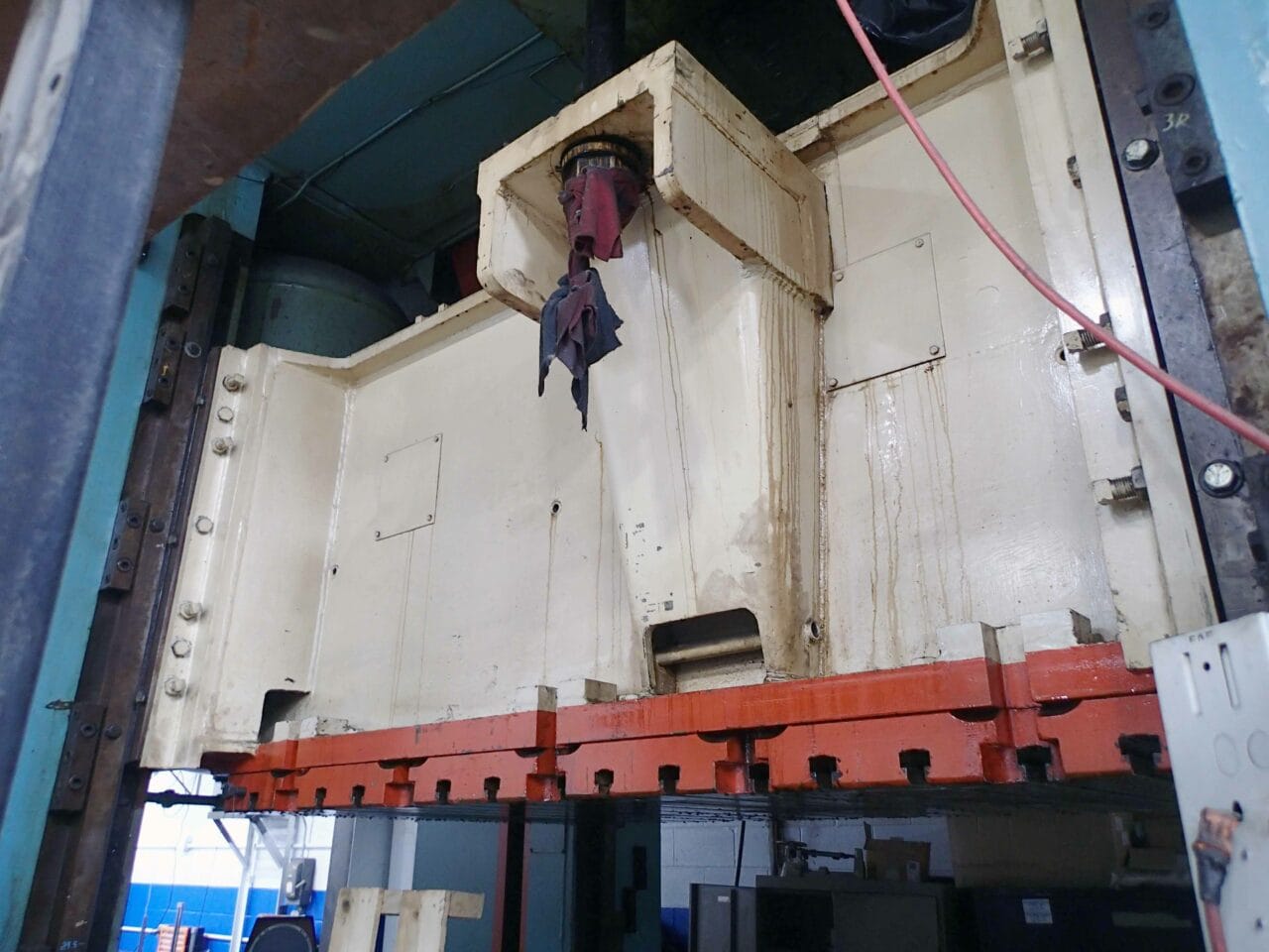 500 Ton Bliss Straight Side Press, 1965 - 96" x 54" Bed, 28" Stroke, 52 ...