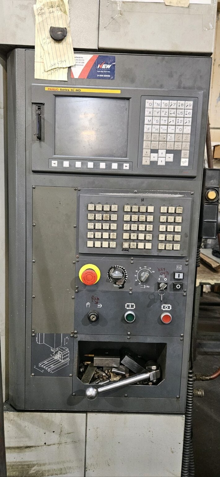 Quaser MV184C CNC VMC, 2011 - ATC, Chip Auger, Coolant Tank & Pump ...