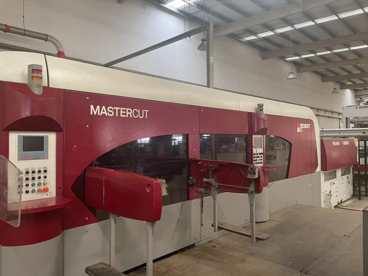 Bobst Mastercut 1.7 Corrugated Die Cutter – Complete Line with Loader ...