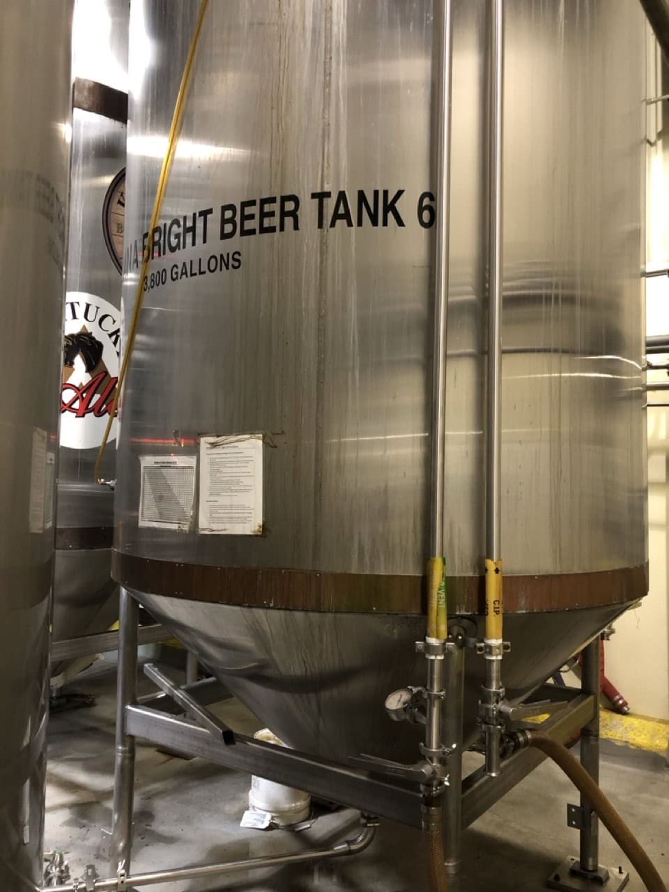 3,800 Gallon Enerfab Stainless Steel Bright Tank - Tank 6 - Revelation ...
