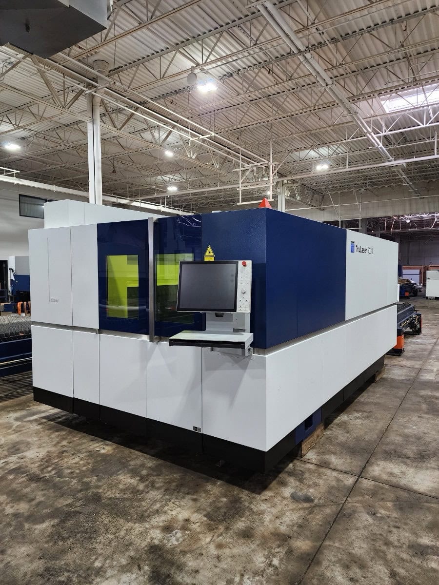 8000 Watt Trumpf TruLaser 5030 fiber, 2016 - REFURBISHED, 10,700 beam ...