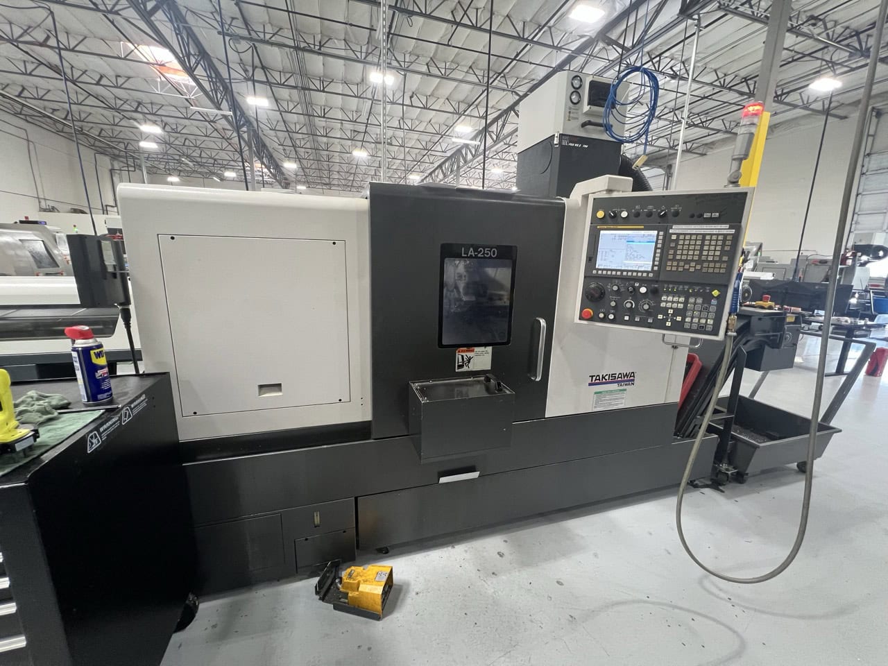 Takisawa LA-250 CNC Lathe, 2018 - Tailstock, Chip Conveyor, Parts ...