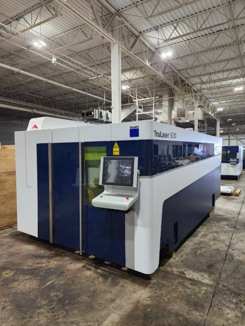 5000 Watt Trumpf TruLaser 5030 fiber, 2012 - REFURBISHED TruDisk 5001 ...