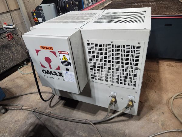 13' x 6' Omax Global Max 2040 Waterjet, 2022 - Chiller, Abrasive Hopper ...