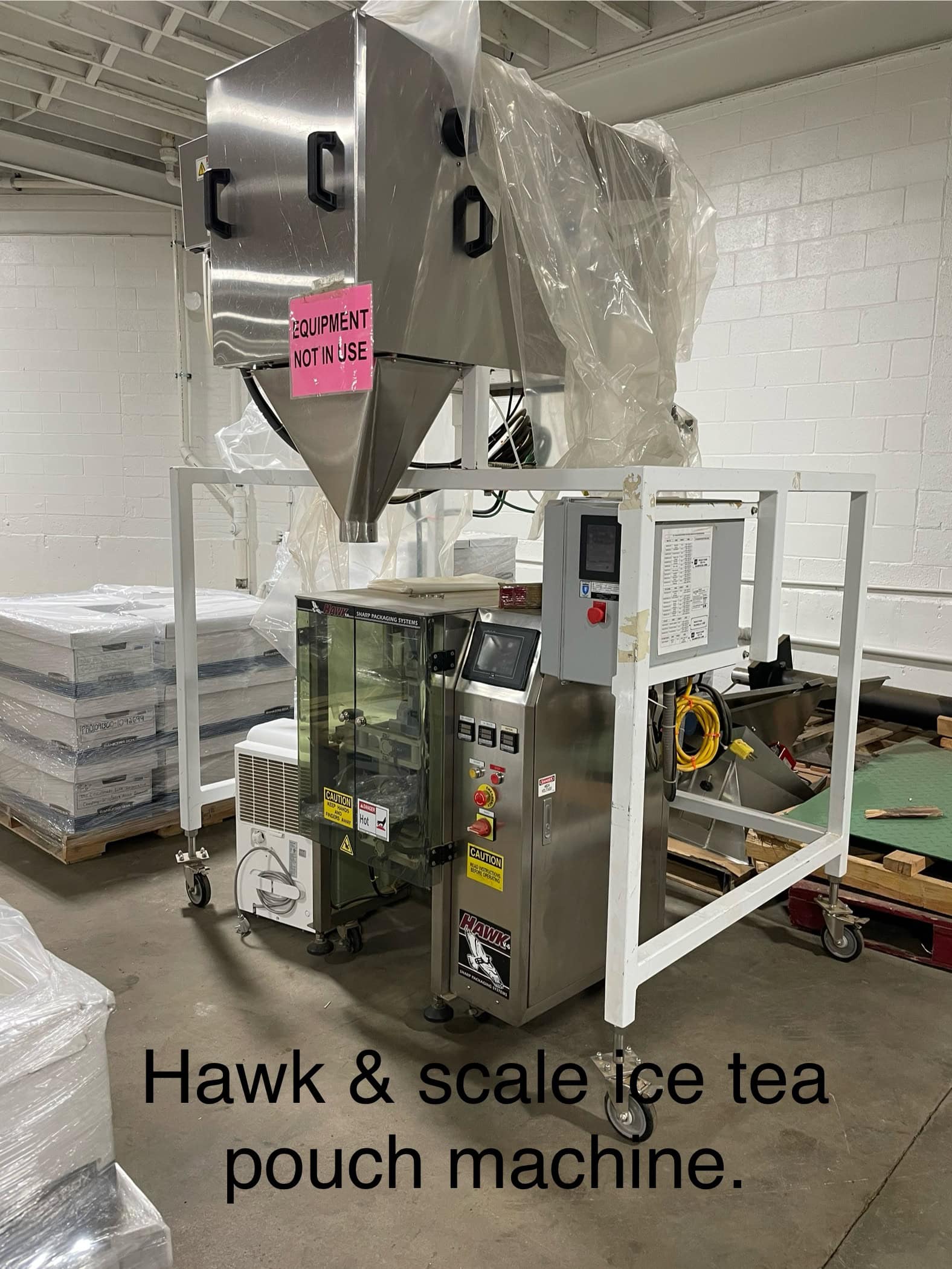 Weigh Right iQ Shuttle Scale and Sharp HAWK V6 VFFS Bagger, 2014 ...