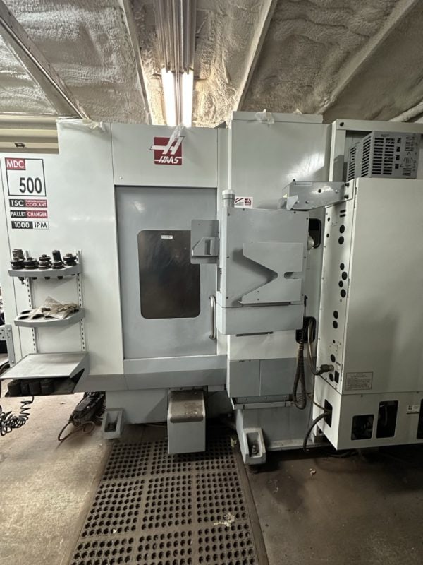Haas MDC-500 VMC, 2007 - Thru Spindle Coolant, Pallet Changer, 1000 ipm ...