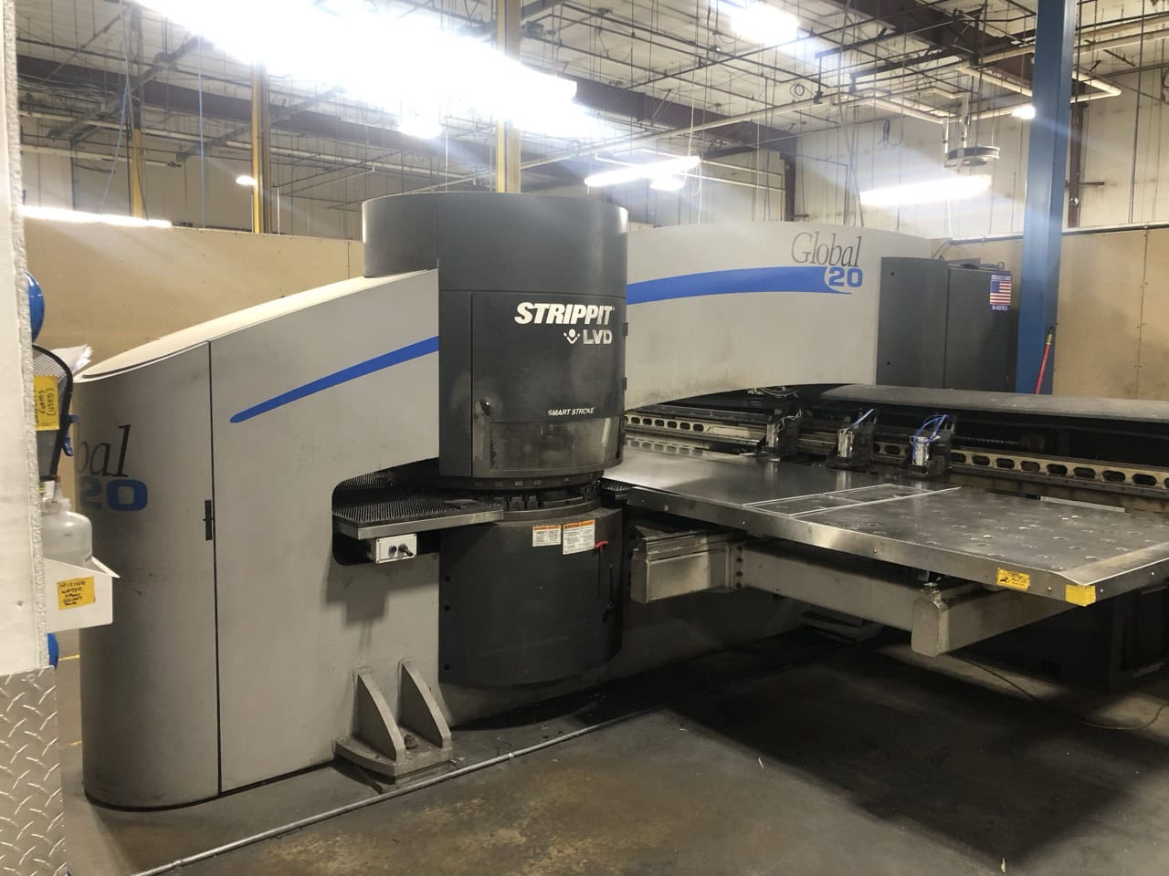LVD Strippit Global 20 1225 Turret Punch, 2004 - With Tooling ...