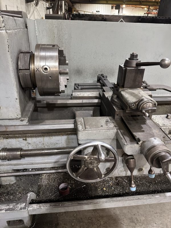 120" Cincinnati Engine Lathe, 1964 - Tailstock, 15" 3-Jaw Chuck, 2.375 ...