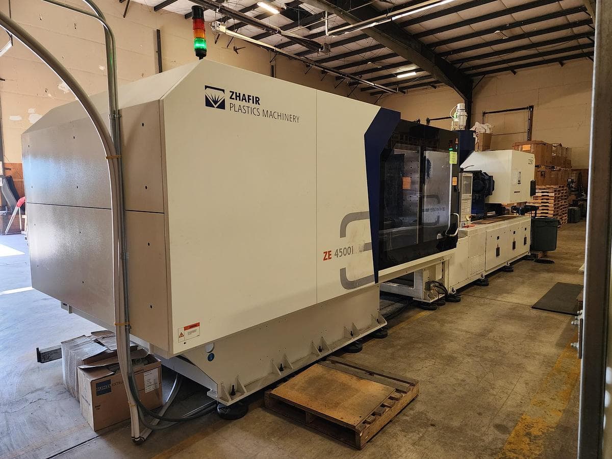 506 Ton 51.92 oz Shot Size Haitian ZEIII 4500/2250 Electric Injection ...