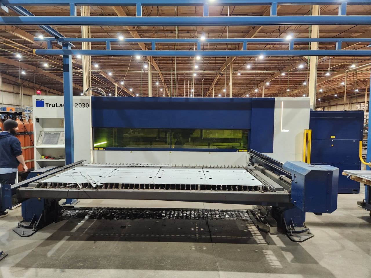 4000 Watt Trumpf TruLaser 2030 Fiber Laser, 2018 - Gantry System ...